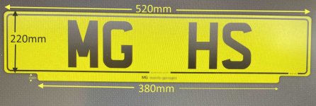 Rear HS PHEV number plate | MG EVs electric cars community forum